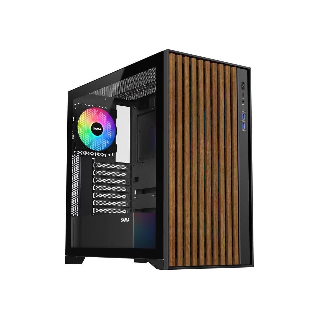 SAMA V Nature ATX mATX Mid Tower PC Case